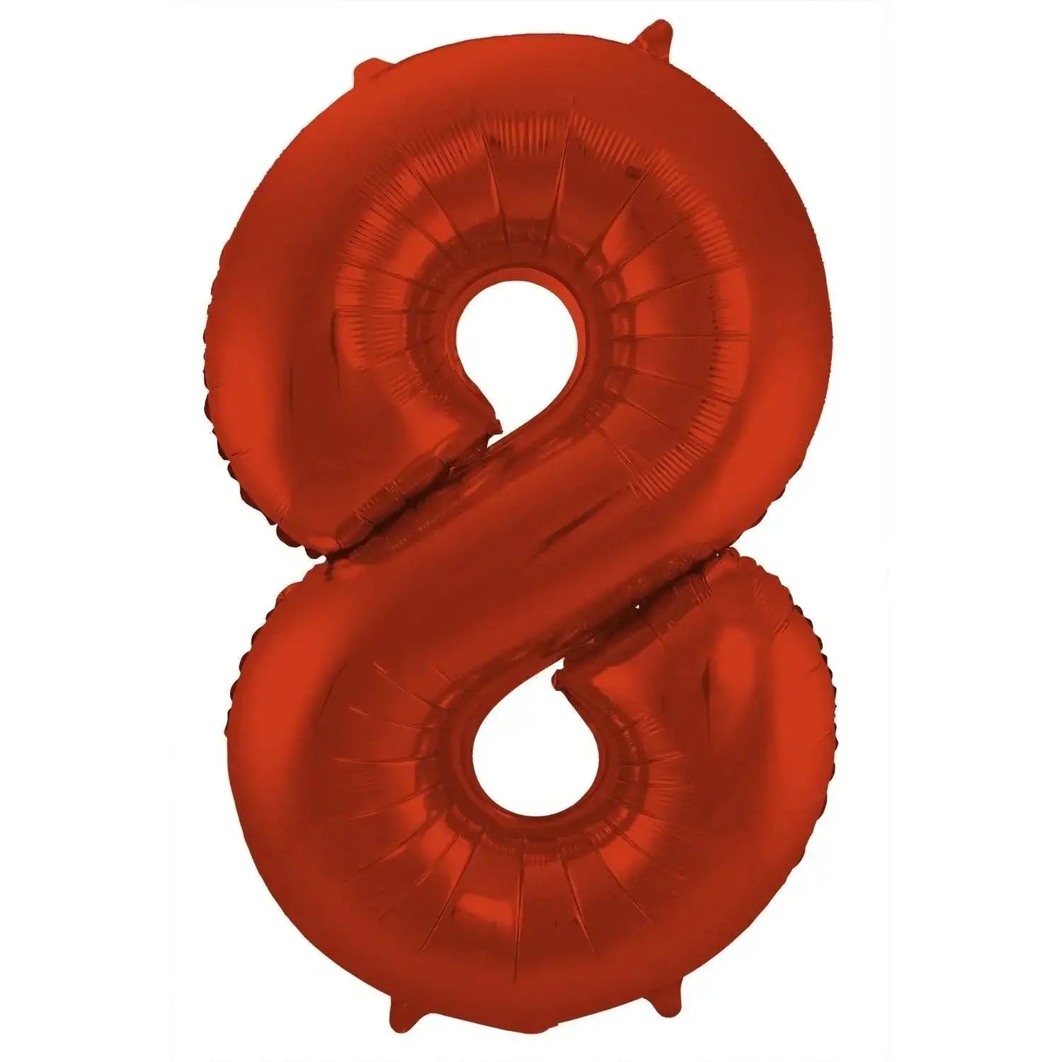 Cijfer Ballon 8 - Rood - 86 cm