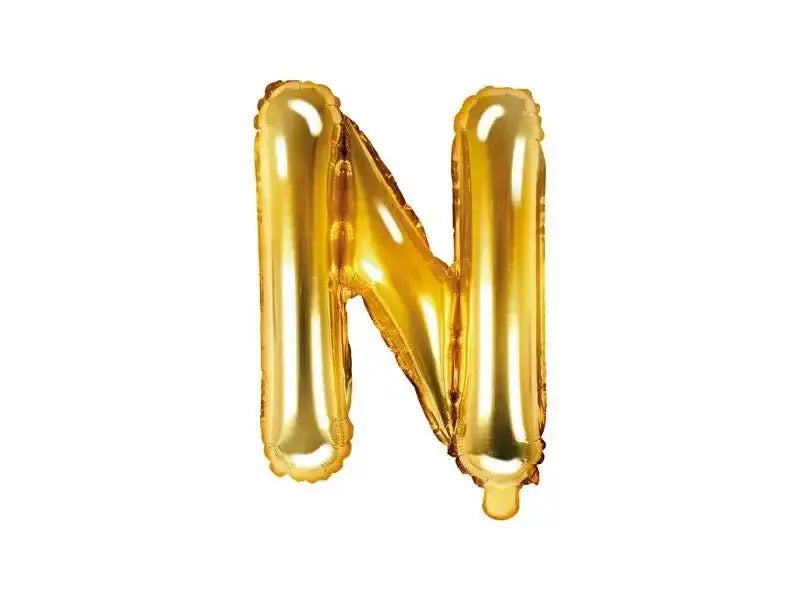 Letter Ballon N Goud - 35 cm
