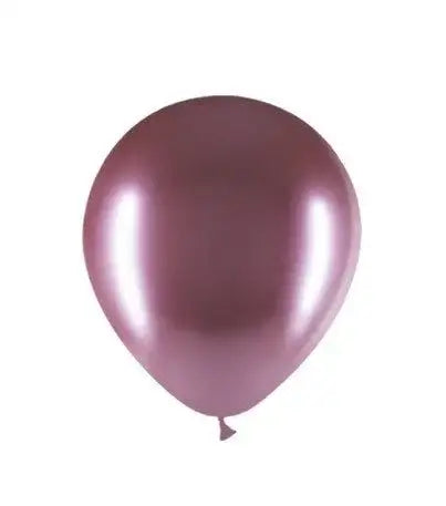 Roze Ballonnen Chroom 10 Stuks 30 cm